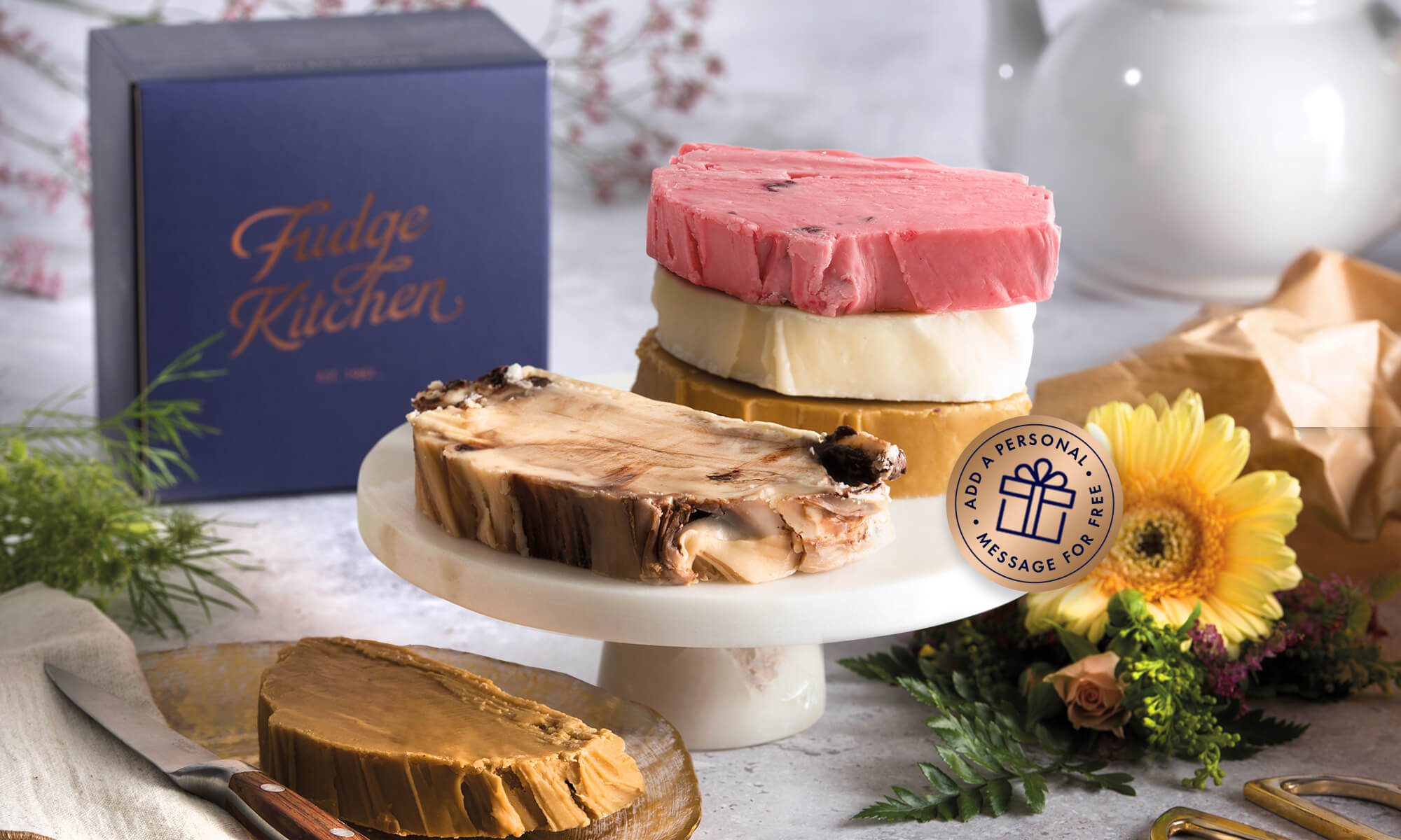 Luxury Handmade Slab Fudge Selection | Fresh Fudge Gift Box UK – Fudge Kitchen UK