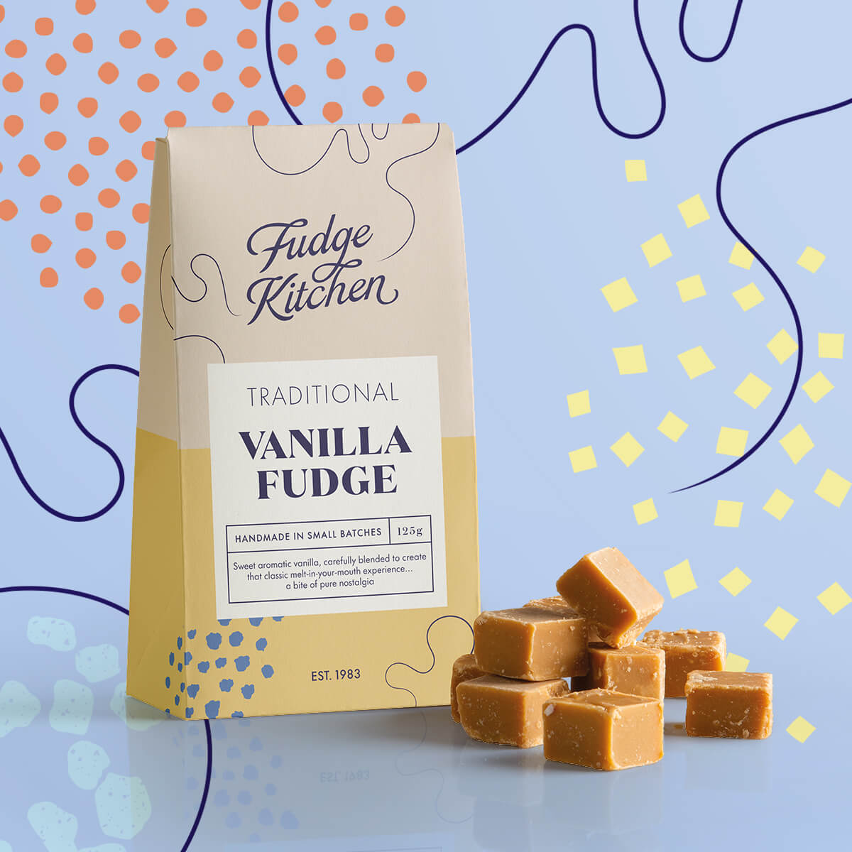 Traditional Vanilla Fudge - Buttery Nostalgic Bliss - Fudge Kitchen – Fudge Kitchen UK