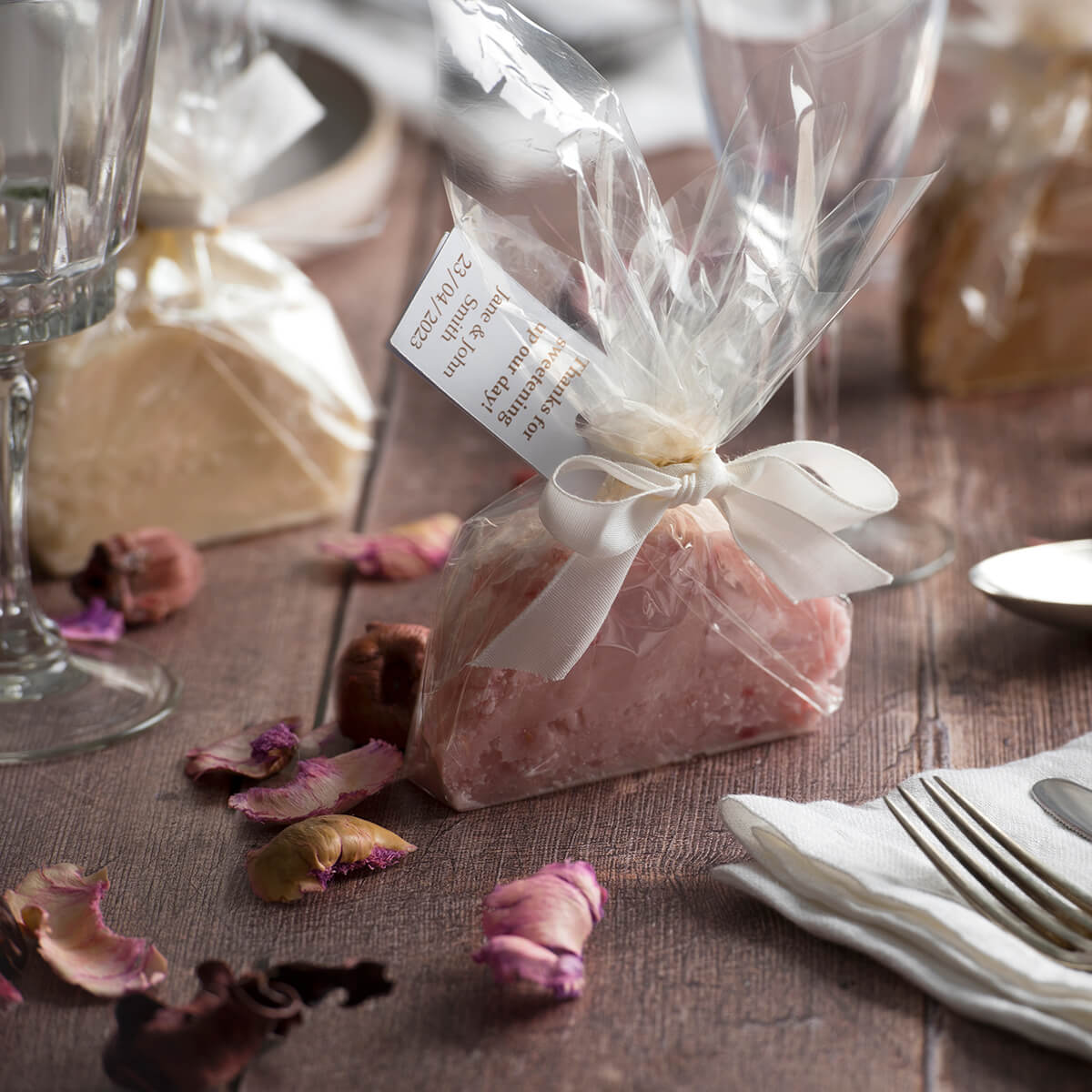 Wedding Fudge Favour Twists (Set of 25) - Fudge Kitchen – Fudge Kitchen UK