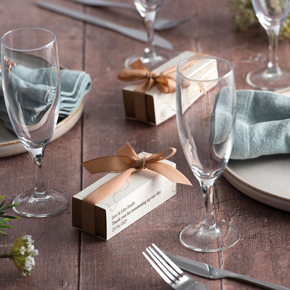 Wedding Butter Fudge Favour Sliders - Set of 15 – Fudge Kitchen UK