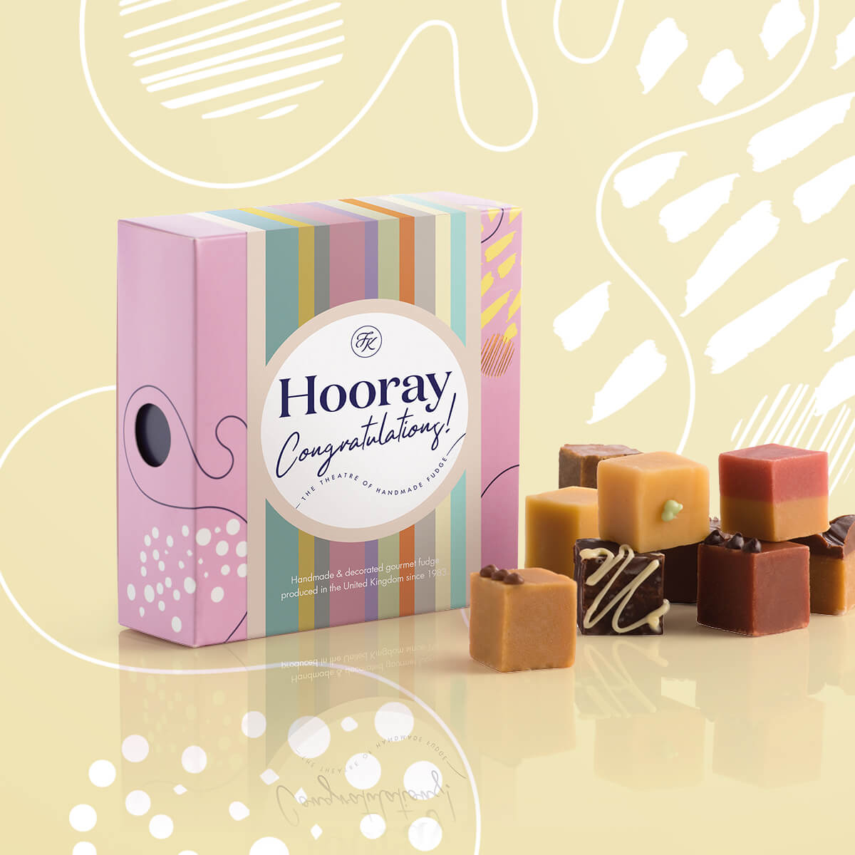 Tasting Menu Fudge Selection with Hooray Sleeve - Fudge Kitchen – Fudge ...