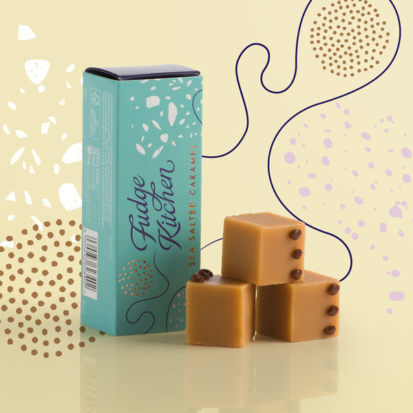 Sea Salted Caramel Fudge Trio Slider - Fudge Kitchen – Fudge Kitchen UK
