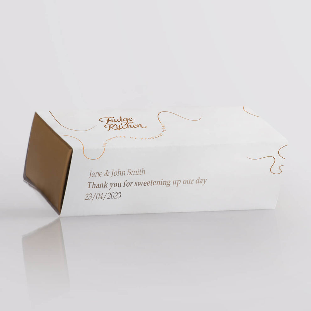 Wedding Butter Fudge Favour Sliders - Set of 15 – Fudge Kitchen UK